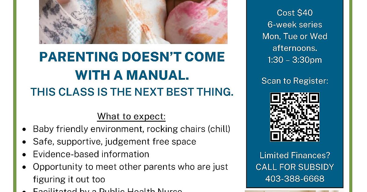 Postnatal Classes: Baby Steps | News & Events | Healthy Lethbridge